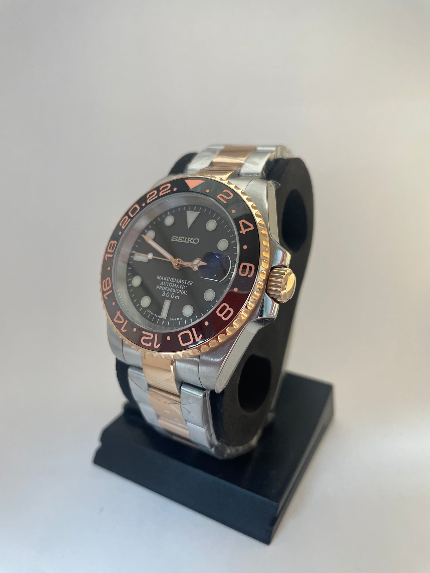 Seiko Mod Submariner "Root Beer" – Oh My Mod Watches